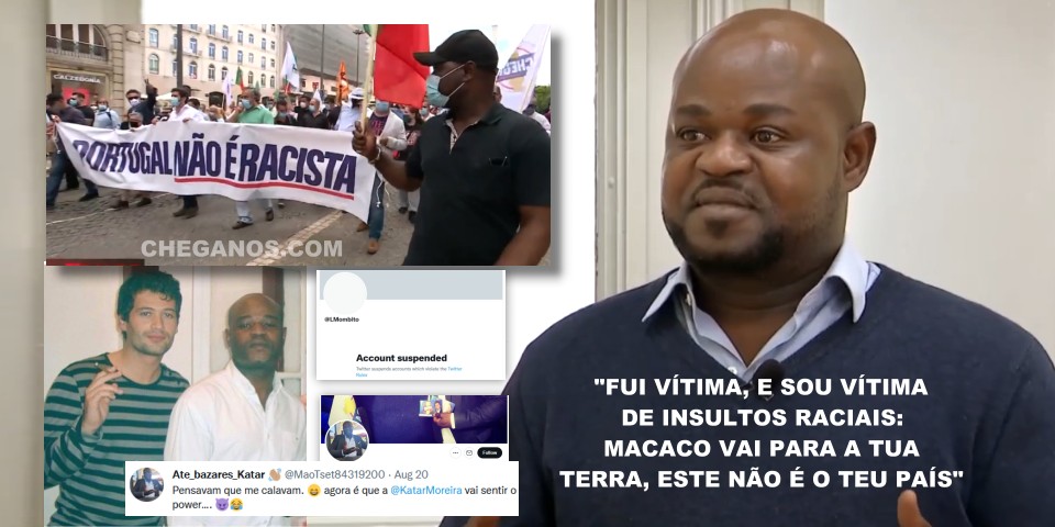 Luc Mombito, que foi vítima de Racismo mas participou em manifestações ...