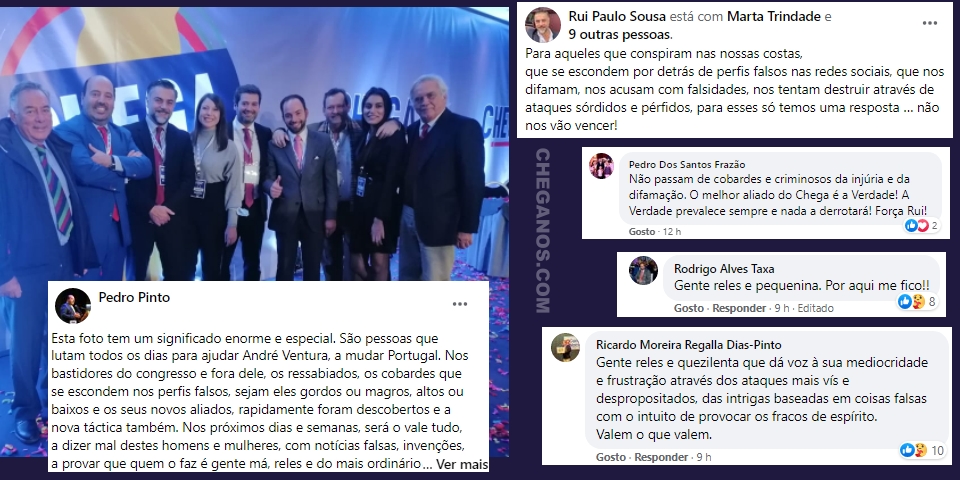 Dirigentes Nacionais do Chega defendem-se das acusações dos ...