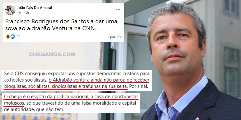 Vice Presidente Do Ergue Te Não Poupa O “aldrabão Ventura” E O Chega “É