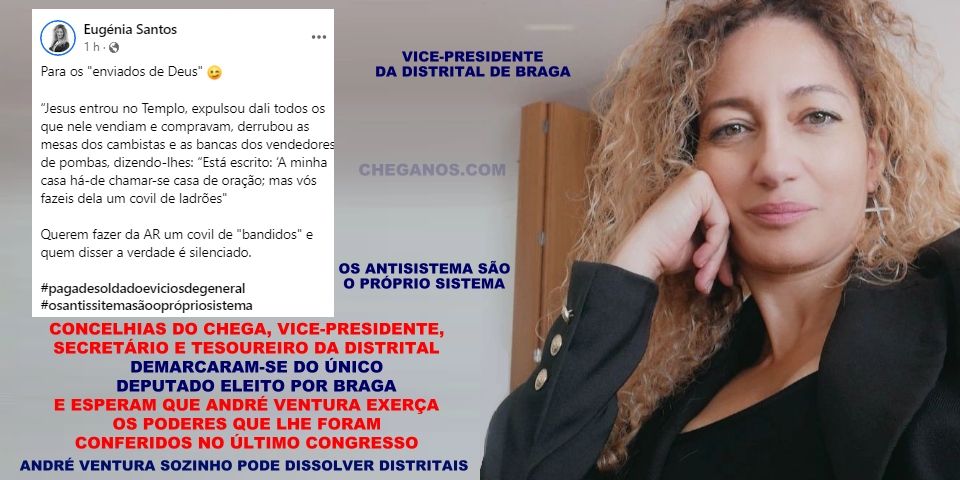 Concelhias Do Chega Vice Presidente Secretário E Tesoureiro Da