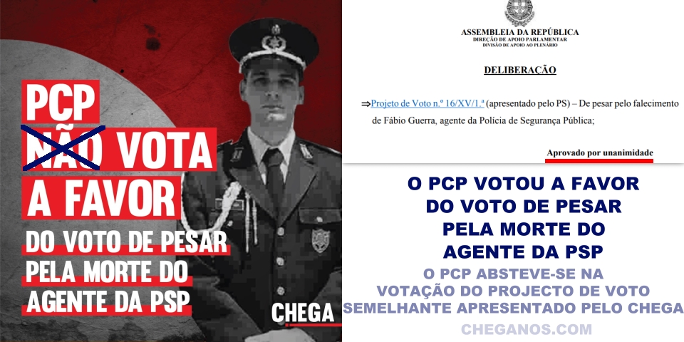 Ao Contrário Do Que O Chega Anuncia Pcp Votou A Favor Do Voto De Pesar