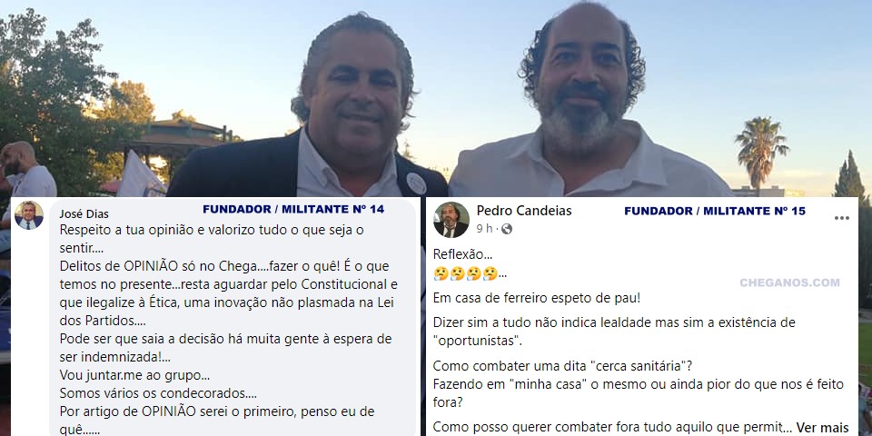 Militante Fundador Nº 15 critica a suspensão do Nº 14 e José Dias junta ... Militante Fundador Nº 15 critica a suspensão do Nº 14 e José Dias junta ...