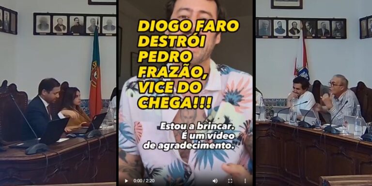Diogo Faro destrói “mesmo” o vice-presidente do Chega, mas não é o ...