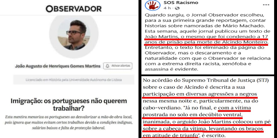O jornal Observador convidou para colunista um ex-Skinhead Neonazi ...